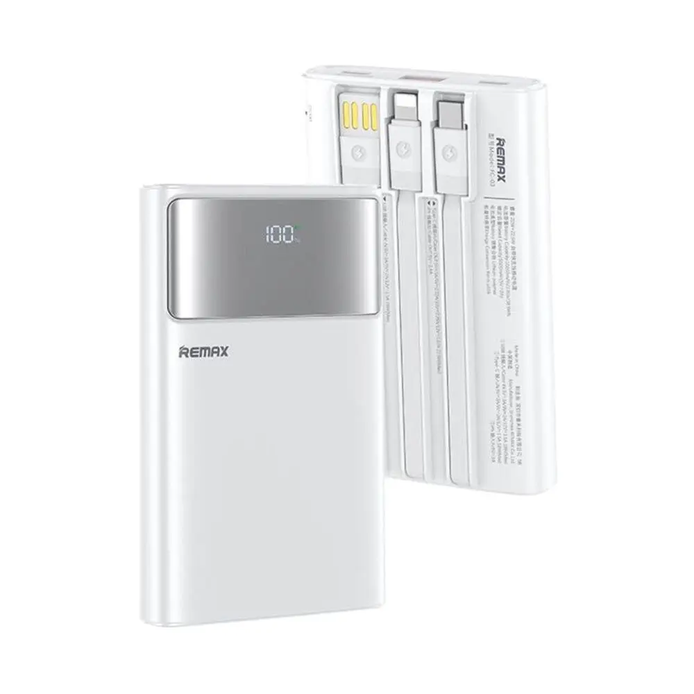 Remax Power Bank FC‑03 LED Light PD20W + QC22.5W 10000mAh, Beli
