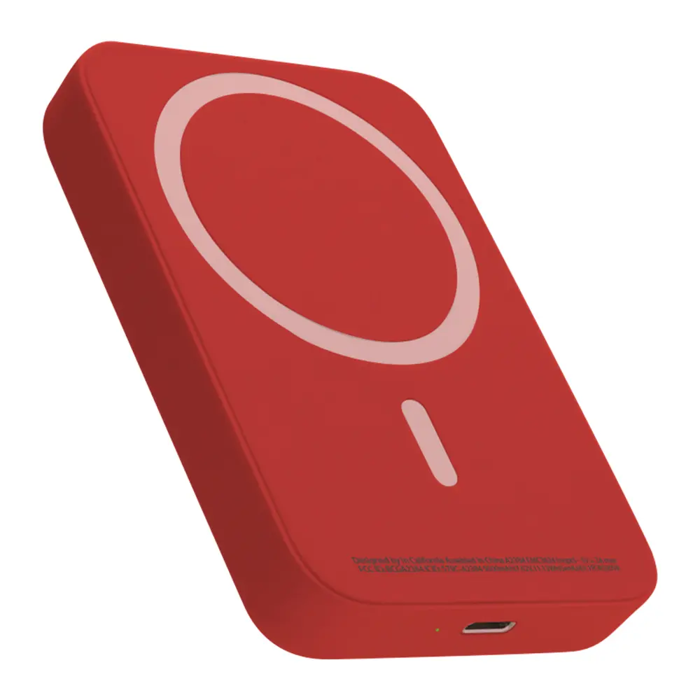 Eksterna baterija MagSafe, 15W, 5000mAh, Crvena