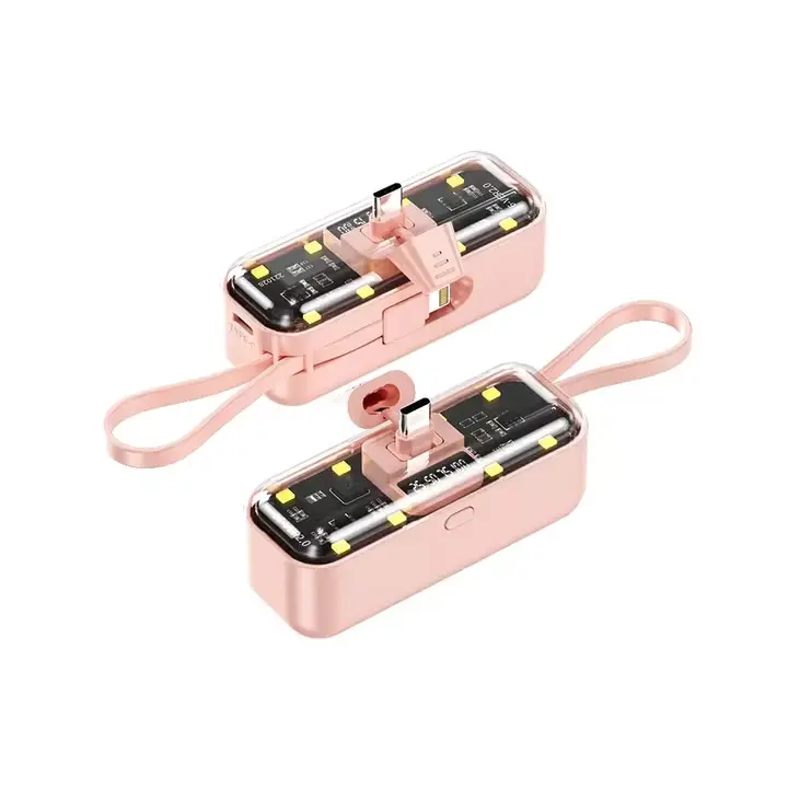 OXPOWER Eksterna baterija, 5000mAh, Tip C, Roze