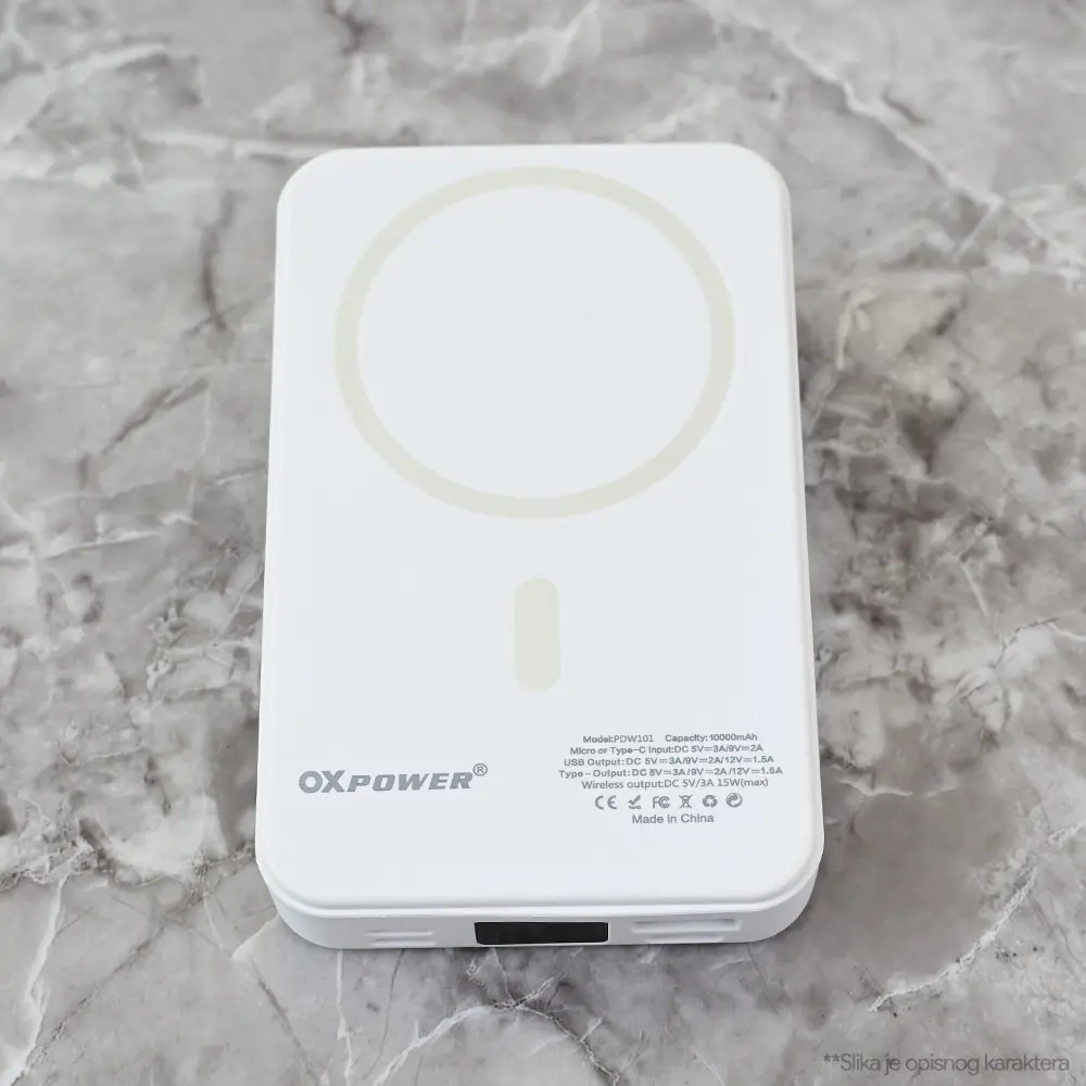 Ekserna baterija Magsafe PD W101 10000mAh , Bela