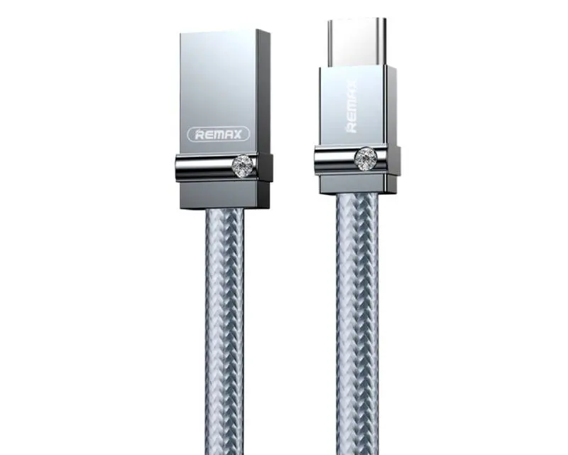 REMAX DATA Kabl Golden Diamond USB na TIP C RC-091 srebrni