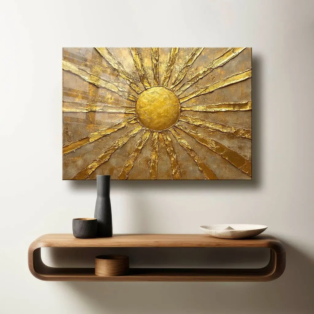 Wallity Dekorativna slika na kaljenom staklu, 50x70cm, Šarena