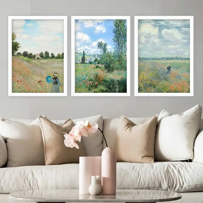 Wallity Set uramljenih slika 3BC_UN2677423, 3 Dela