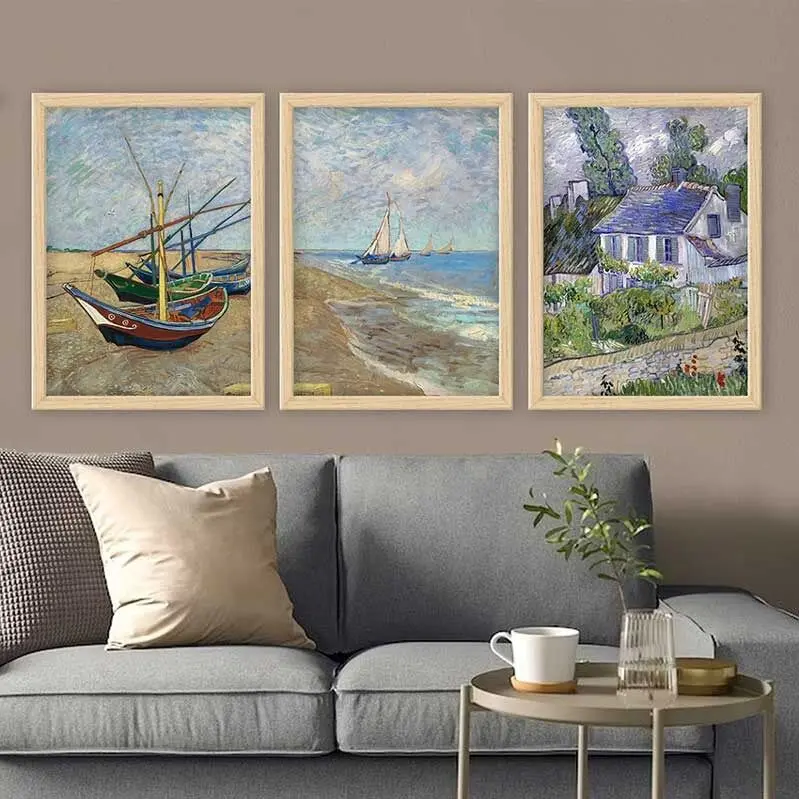 Wallity Set uramljenih slika 3NTC_UN3864925, 3 Dela