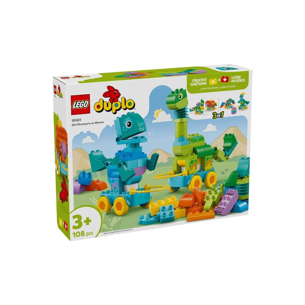 LEGO 3u1 Dinosaurusi na točkovima LE10451
