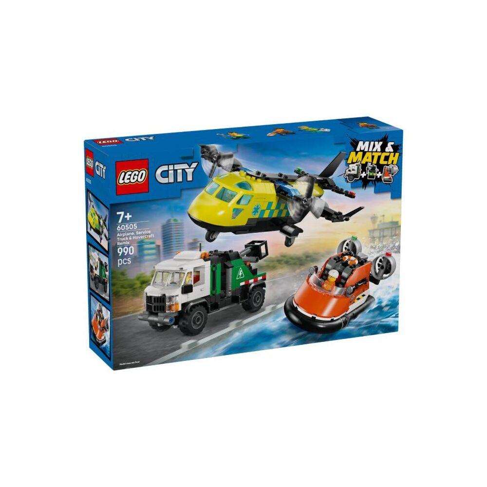 LEGO Remiks avion, servisni kombi i lebdelica LE60505