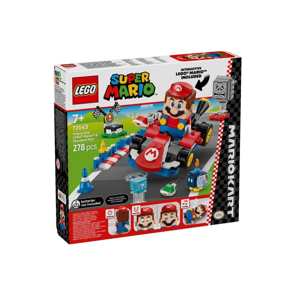 LEGO Mario Kart™: Interaktivni LEGO® Mario™ i standardni karting LE72043