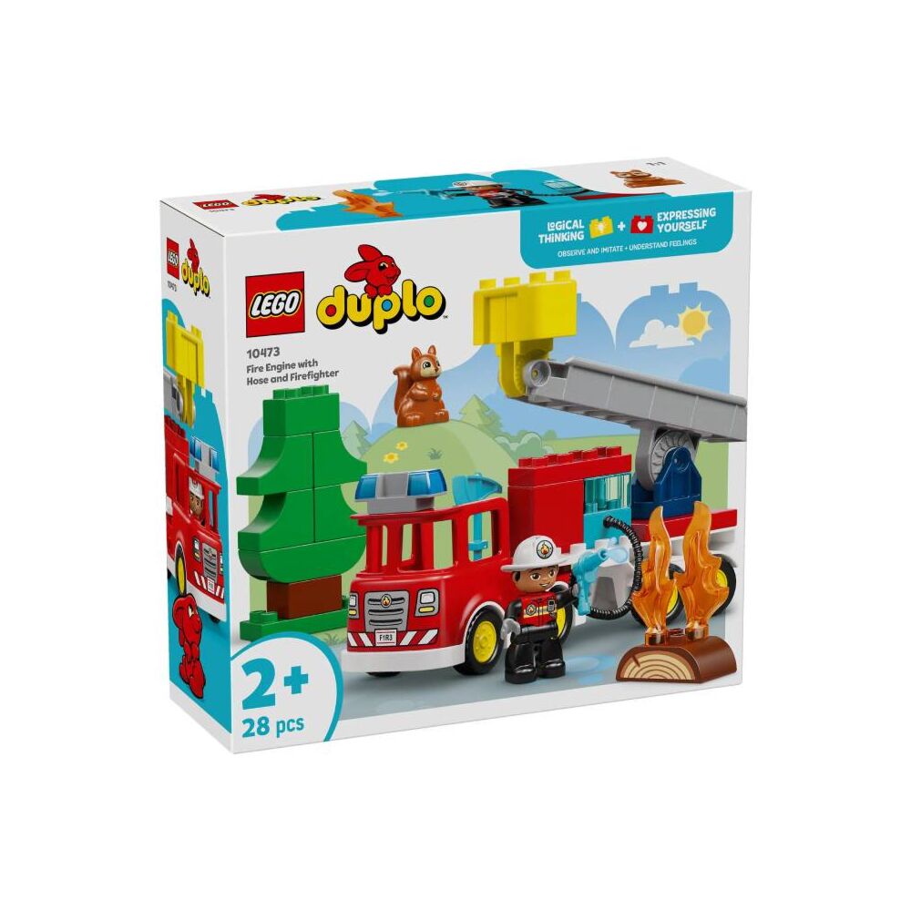 LEGO Vatrogasni kamion sa crevom i vatrogascem LE10473
