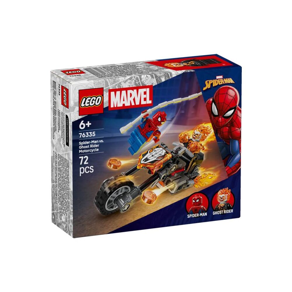 LEGO Spajdermen protiv Goust Rajdera na motociklu LE76335