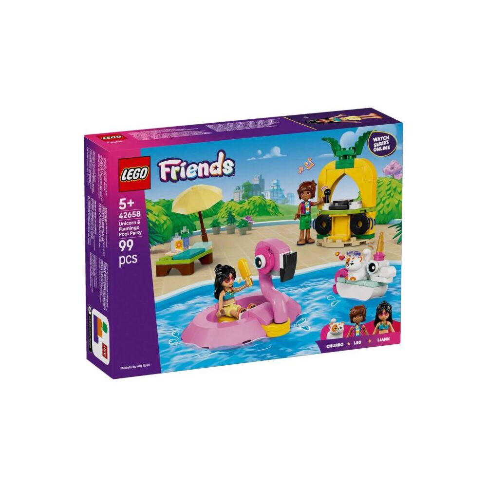 LEGO Zabava na bazenu sa jednorogom i flamingom LE42658