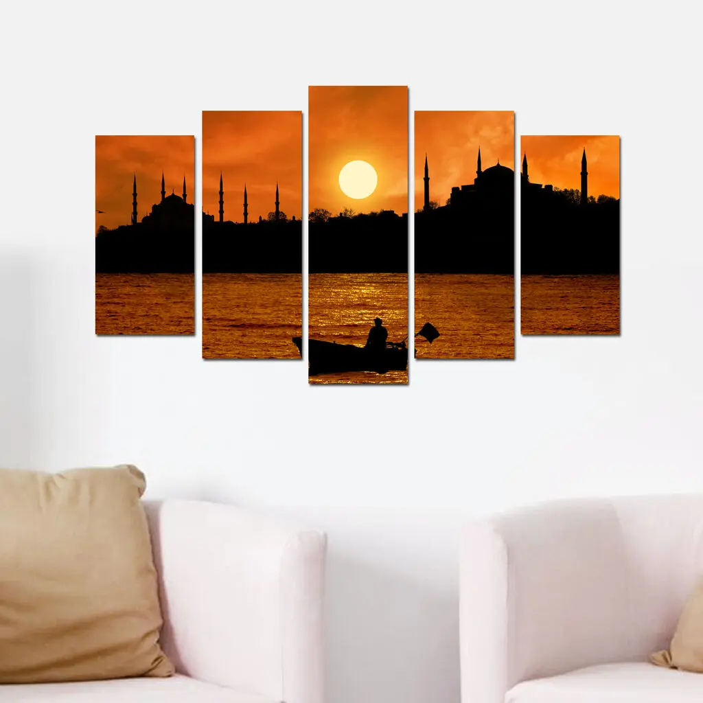 Wallity Set Slika 5PMDF-73, 5 Delova