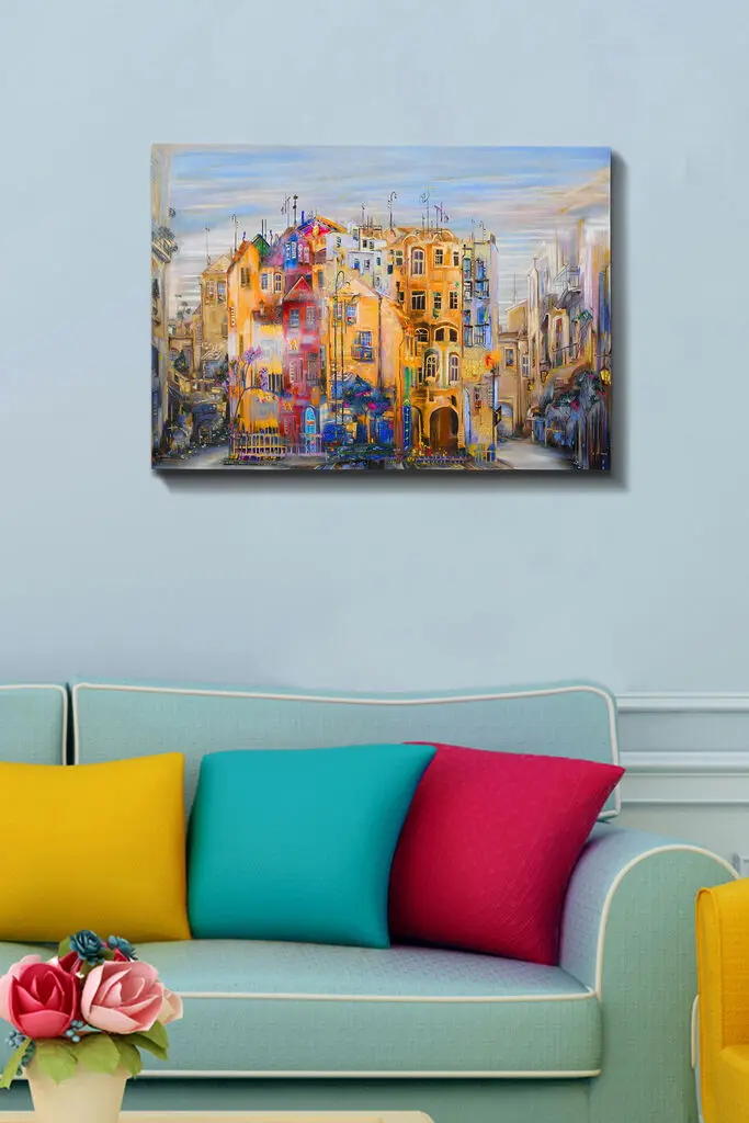 Wallity Slika Kanvas Tablo-155, 50x70 cm