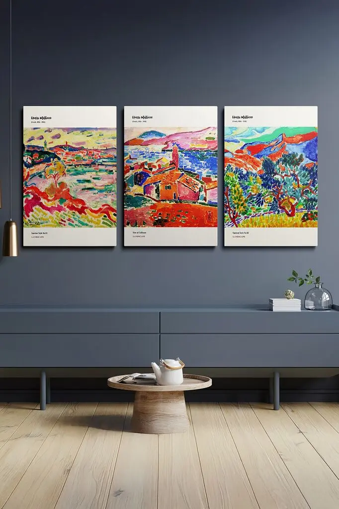 Wallity Slika Ersycnvs12, 40x60 cm, 3 dela