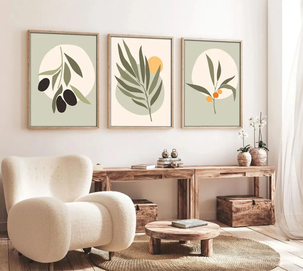 Wallity Uramljena slika Huhu116-50 x 35, 35x50 cm, 3 dela