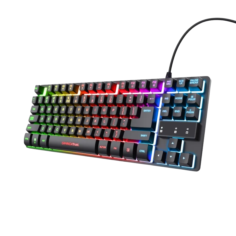 TRUST GXT833 Thado žična tastatura, Crna