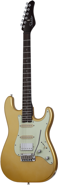 Schecter Nick Johnston Traditional HSS 10th Anniversary Atomic Saffron električna gitara