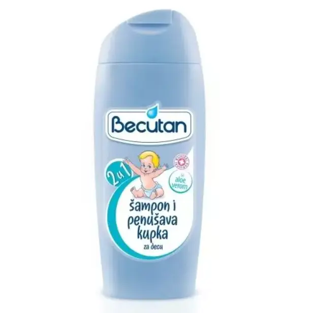 BECUTAN Šampon i kupka sa pumpicom 2u1 400 ml