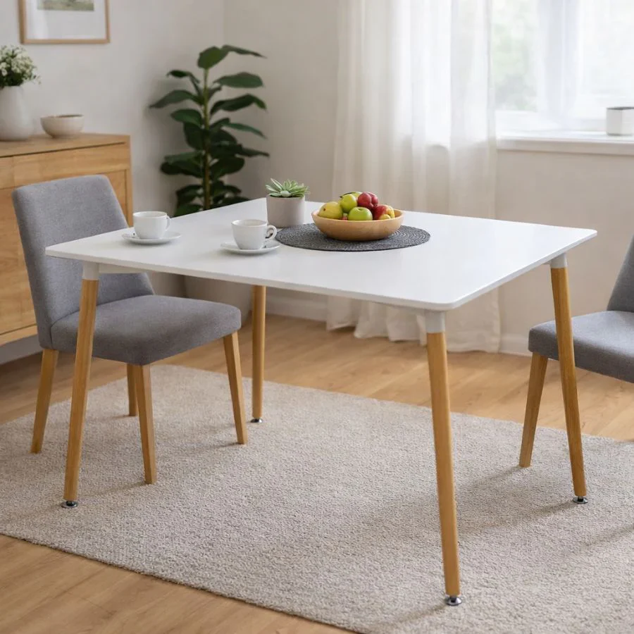 Trpezarijski Sto 120x80 – Skandinavski Stil | Minimalizam i Kvalitet