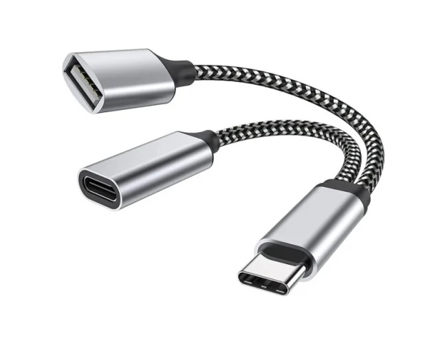 Fast Asia Adapter Tip C na Tip C (z) + USB (z)