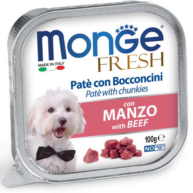 Monge pašteta za odrasle pse 100g – govedina