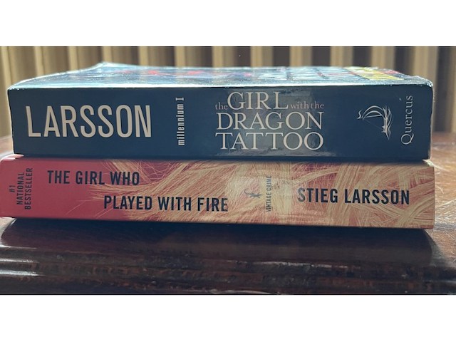Stieg Larsson DVE KNJIGE - Millenium Trilogy books 1-2