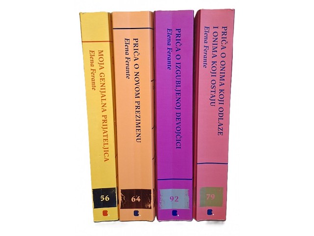 Elena Ferante - NAPULJSKA TETRALOGIJA 1-4 (komplet)