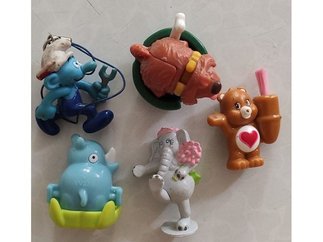 RETRO SET – Kinder, Štrumfovi i Care Bear