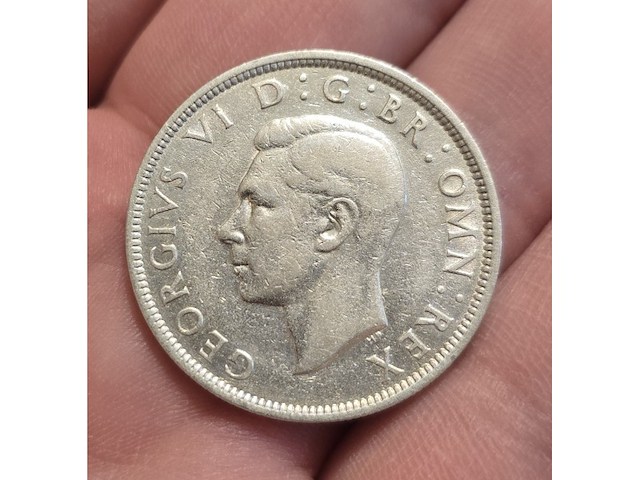 Srebrnjak Half Crown, Velika Britanija 1943.