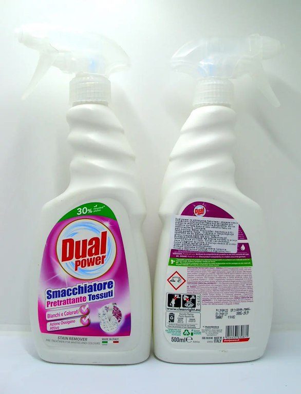 DUAL POWER odstranjivač fleka 500ml-PINK