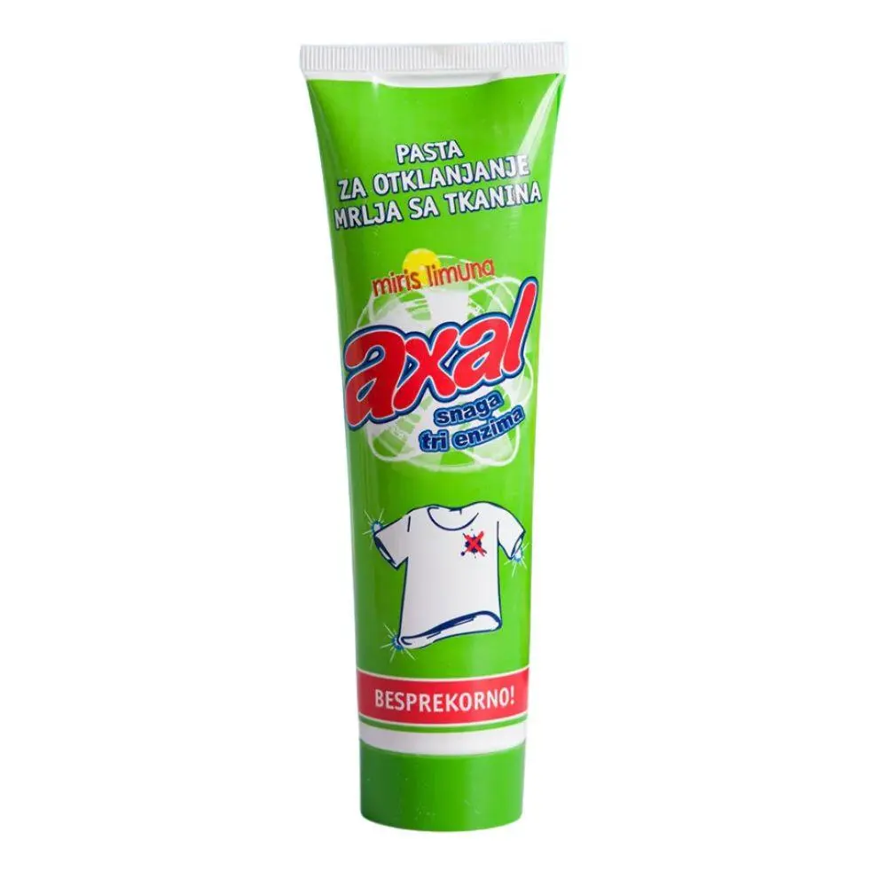 Axal Pasta za uklanjanje fleka sa tkanina Limun, 150ml