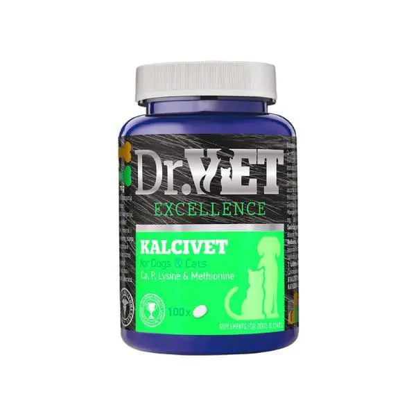 DR. VET GROUP Vitaminsko mineralni dodatak u ishrani pasa i mačaka Kalcivet 100g - 100 komada