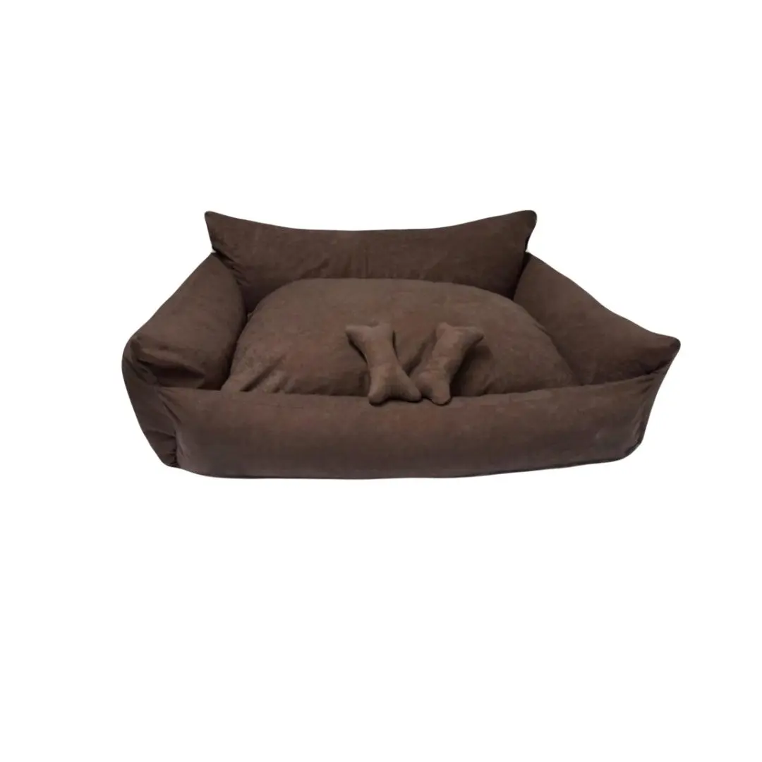 SPOTT PET Fotelja za kućne ljubimce, 110/70 XXL, Mikrofiber štof i memori pena, Braon