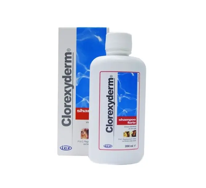 ICF Šampon za pse i mačke Clorexyderm forte 200ml