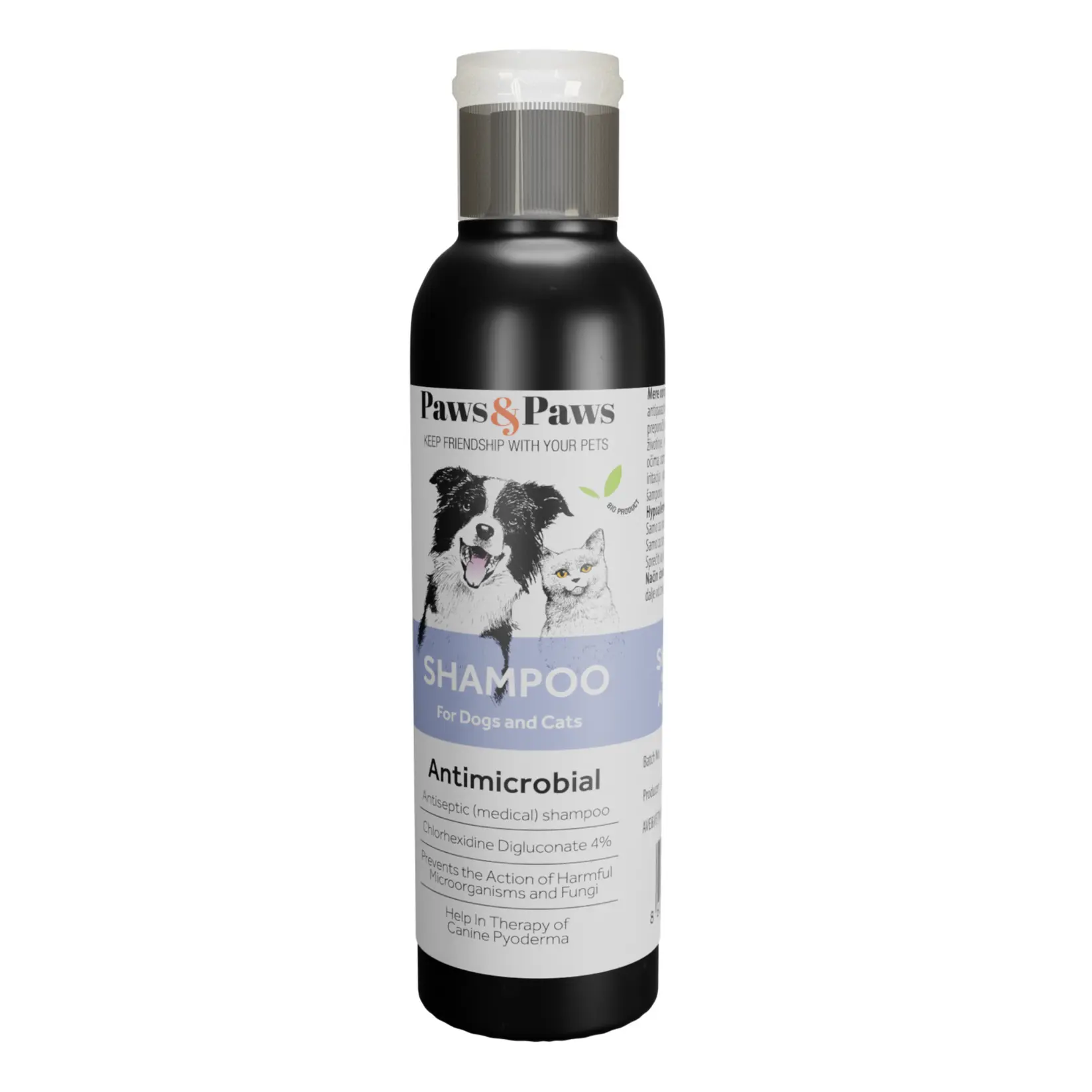 PAWS&PAWS Antimicrobial šampon za pse i mačke 250ml