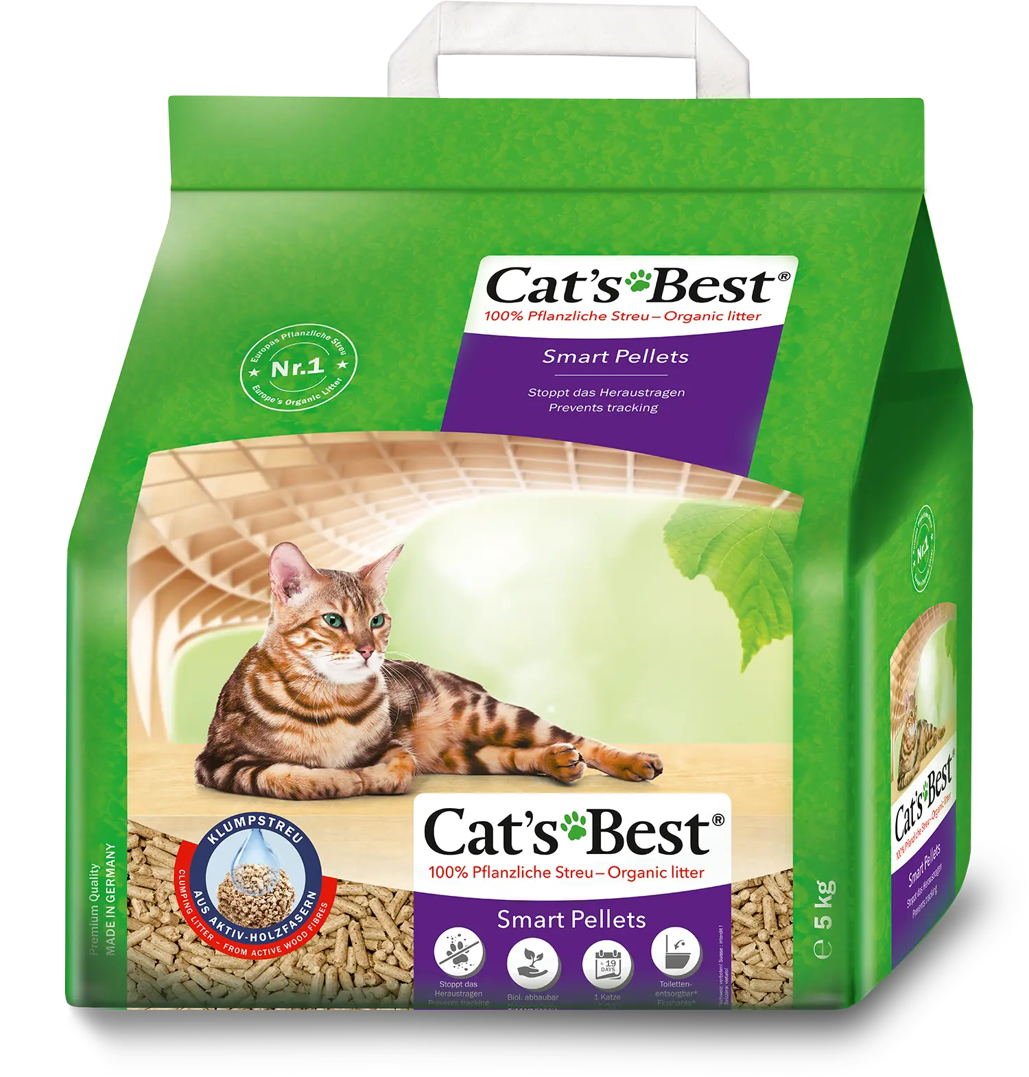 CAT'S BEST Posip za mačke Smart Pellet 5kg