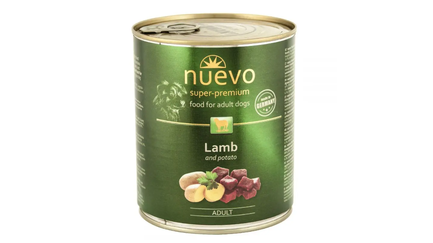 NUEVO Vlažna hrana za pse adult grain free lamb&potato 400g