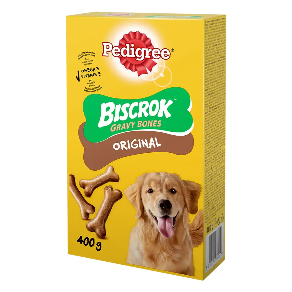 PEDIGREE Poslastica za pse Biscrok Gravy Bones 400g