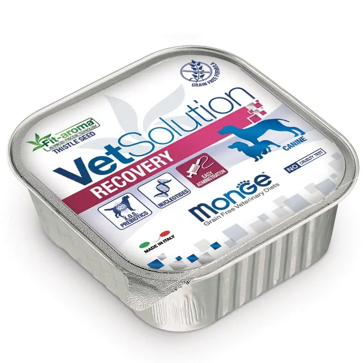 MONGE VETSOLUTION Pašteta za pse grain free recovery 150g