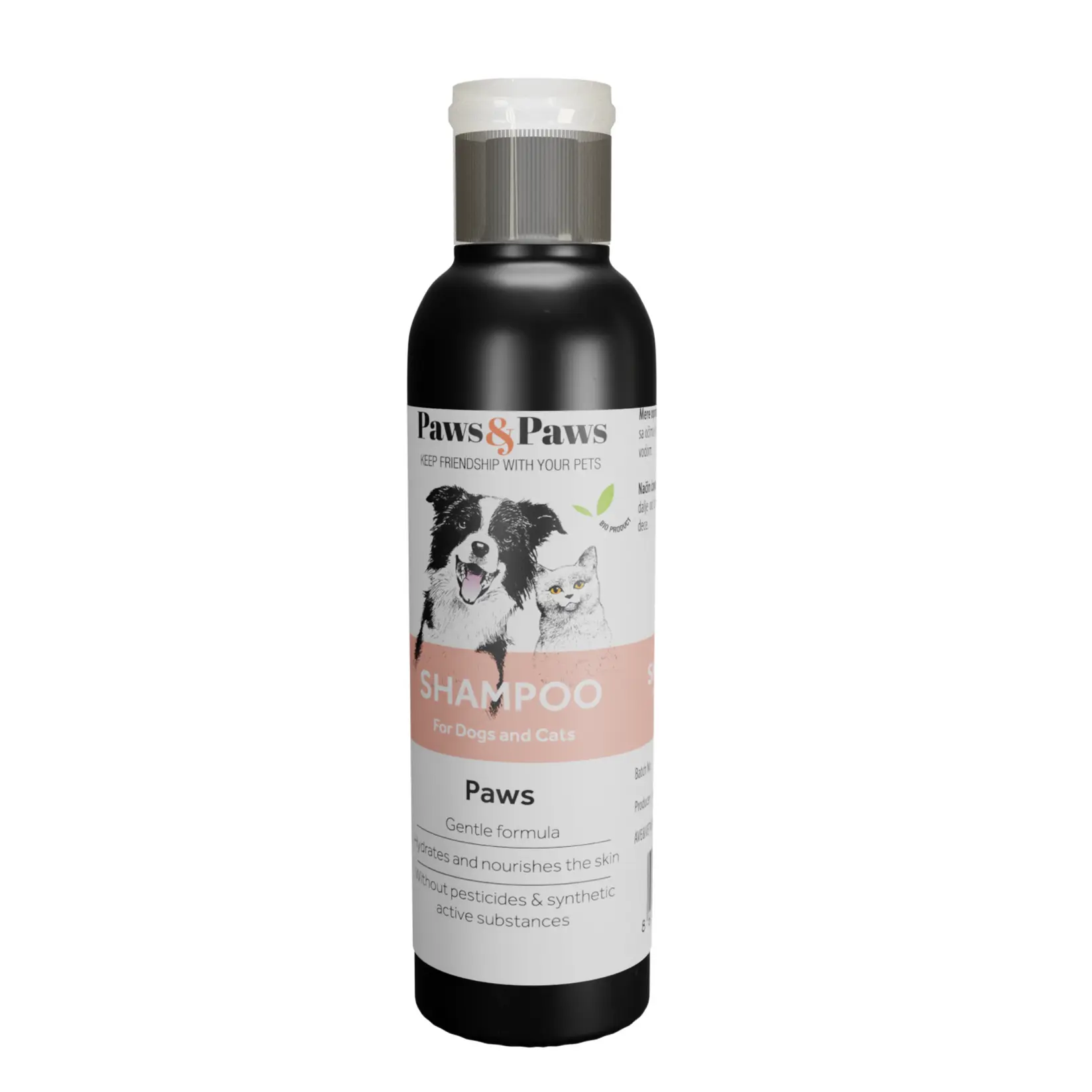 PAWS&PAWS Šampon za pse i mačke za čestu upotrebu 250ml