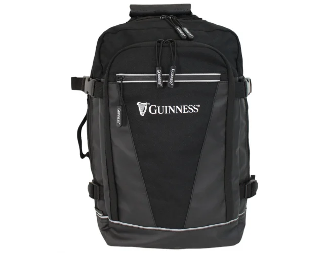 Guiness Putni ranac za low cost sa točkićima crni