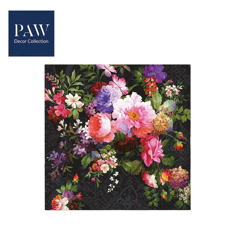 Salvete Paw Roses on velvet 1/20 090200