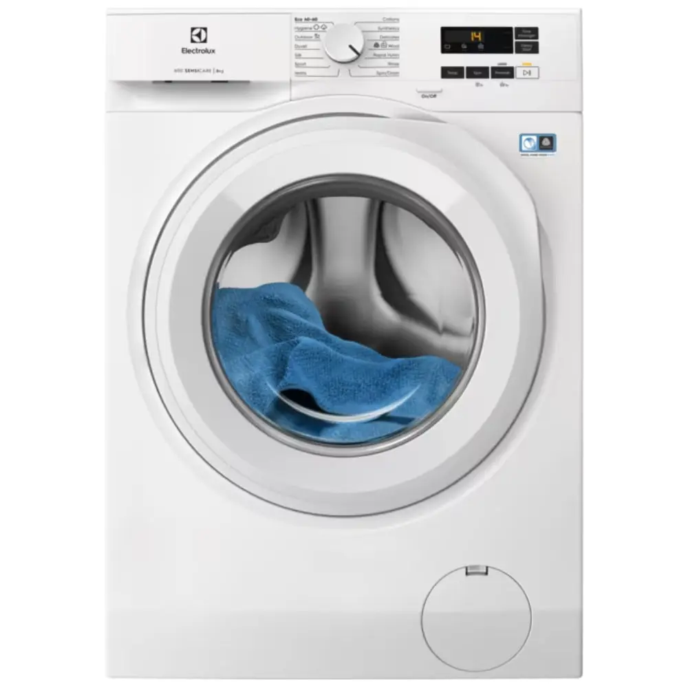 ELETROLUX Mašina za pranje veša EW6F1481E, 8 kg, 1400 obrtaja, Bela