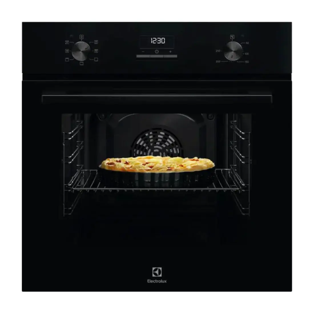 Electrolux Ugradna rerna LOH3H00BK, Ventilatorska, 65 L, Crna