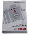 MKA BOSCH SIEMENS USISIVAC KESE DURAFLOW TIP S - 00460762/3879484