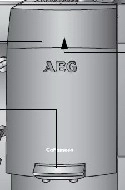 MKA ELECTROLUX AEG ZANUSSI KAFE APARAT POKLOPAC PREDNJI - 4071345435
