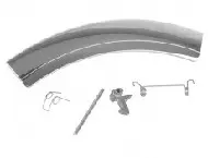 RUCICA VRATA ELECTROLUX AEG ZANUSSI SILVER 4055430849