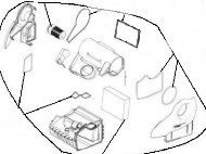 MKA ELECTROLUX AEG ZANUSSI USISIVAC POSUDA KONTEJNER PRASINE KPL - 2197430917
