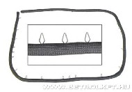 STE ELECTROLUX AEG ZANUSSI DIHTUNG VRATA RERNENE - 3305711016/3873918019
