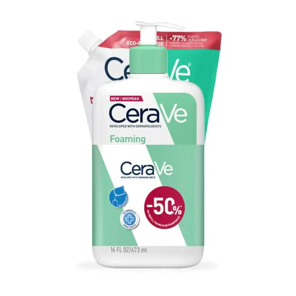Cerave Gel za čišćenje lica Foaming Cleanser + Refill, 473ml