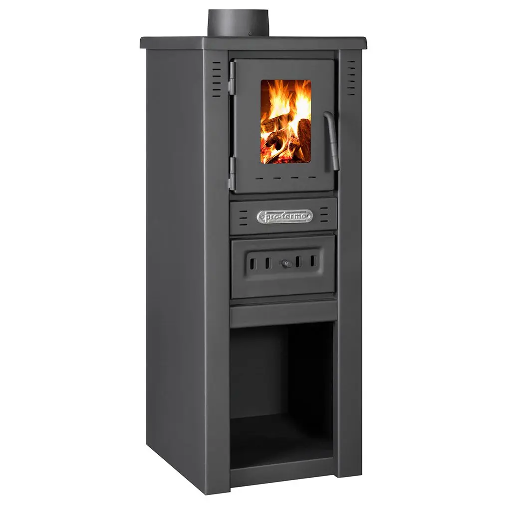 PRO TERMO Lava Basic Glass Peć na čvrsto gorivo, 6kW, Siva